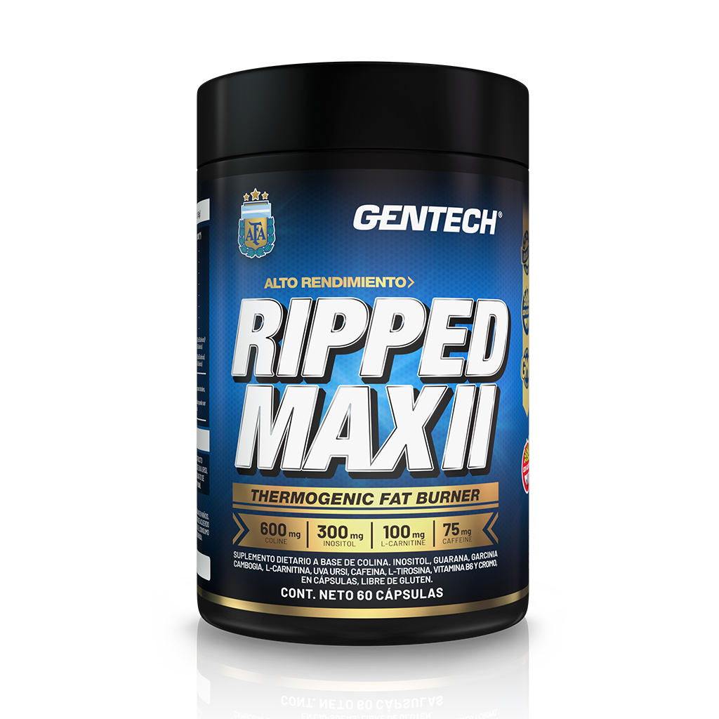 Ripped Max II Gentech Potente Quemador de grasa
